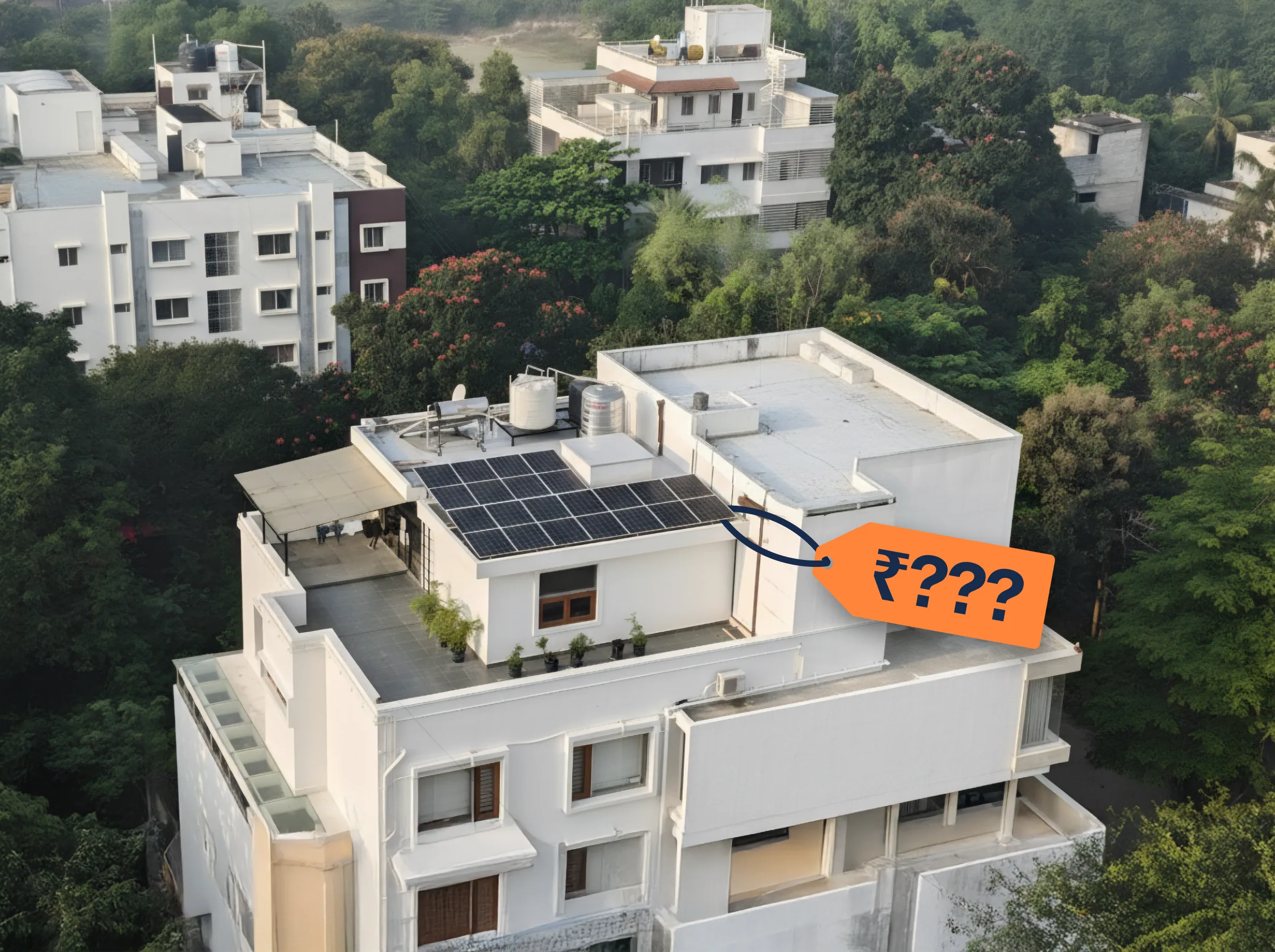 How Much Does Rooftop Solar Cost for a Villa or Independent House in ...